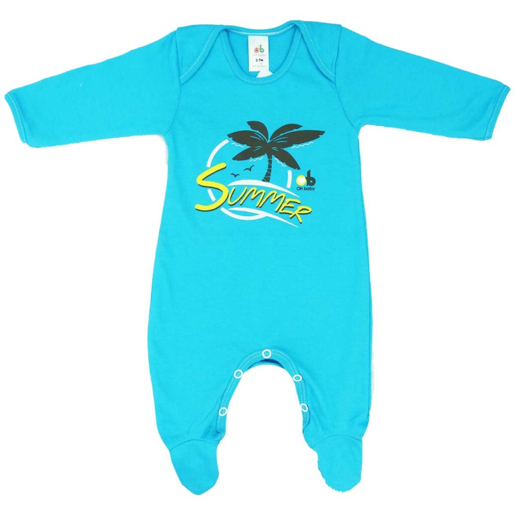 Baby Grow Summer - Turquoise - ohbaby
