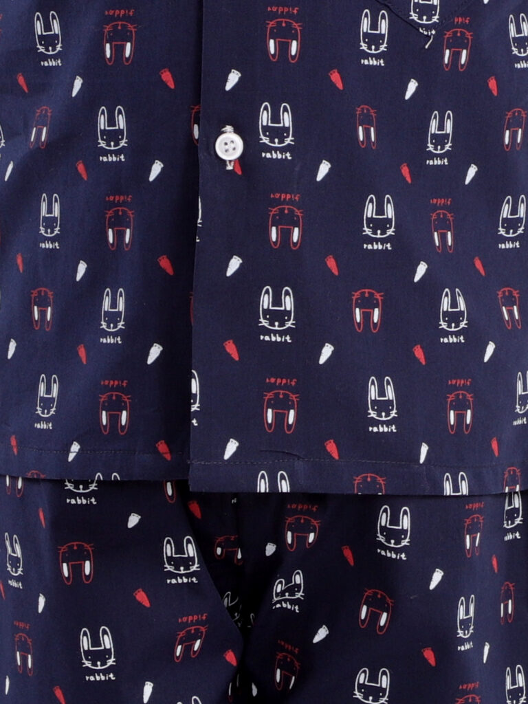 PYJAMA RABBIT - Navy - ohbaby