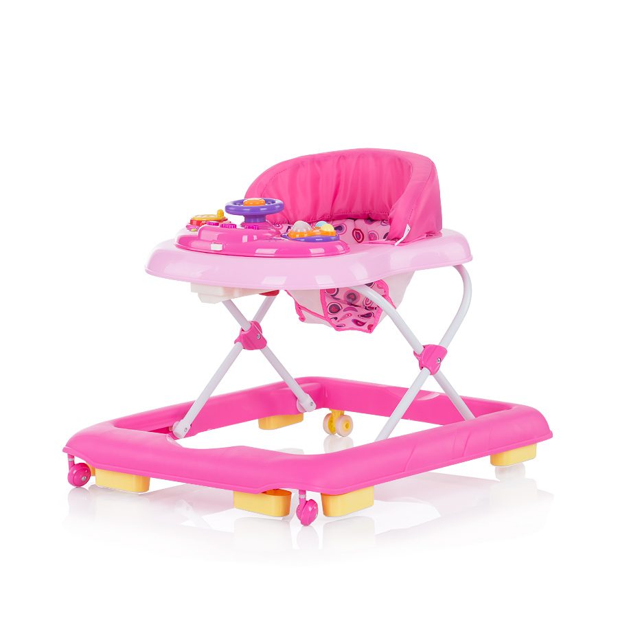 Baby Walker Carrera, Pink - ohbaby