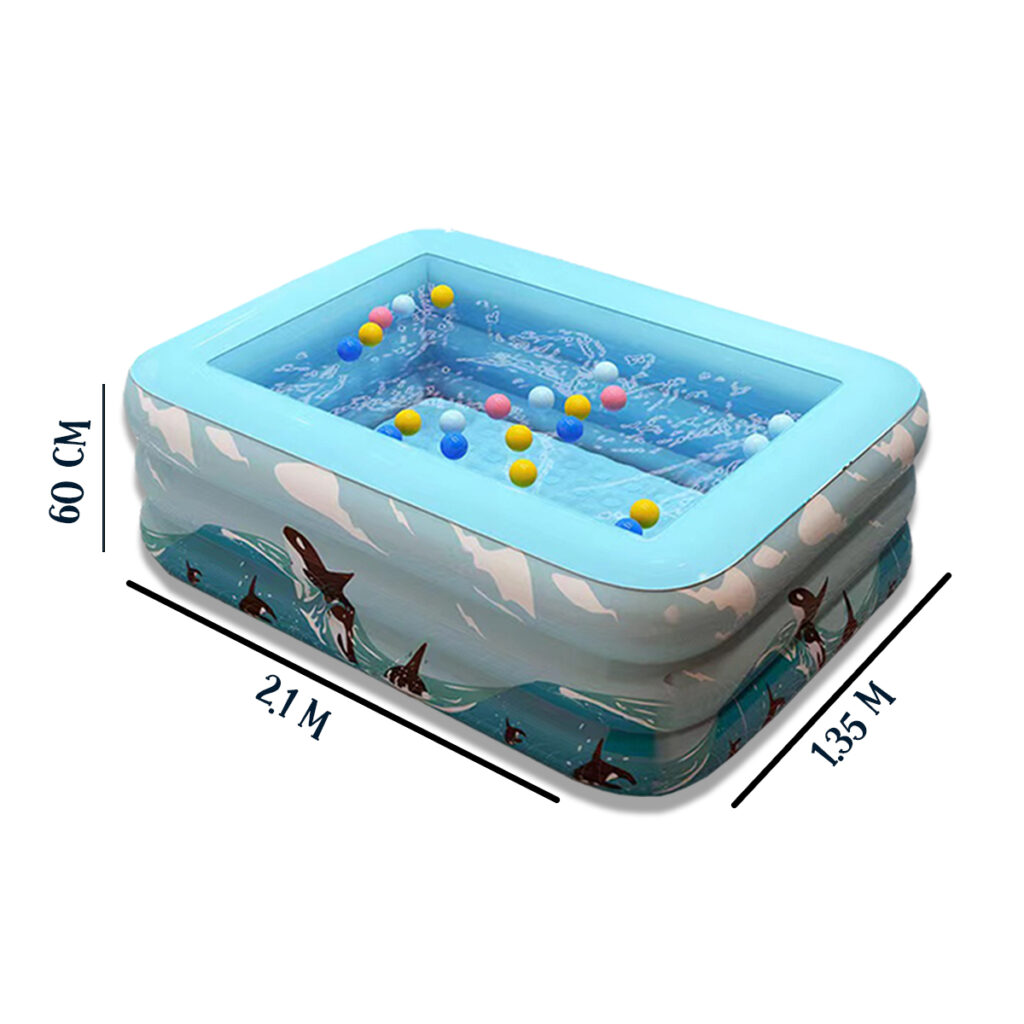 Swimming Pool - 2.1m x 1.35m x 60cm - ohbaby