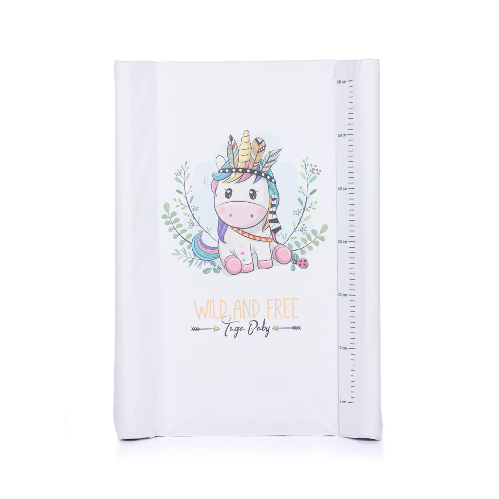 Changing Mat "Wild & Free" - White (Unicorn) - ohbaby