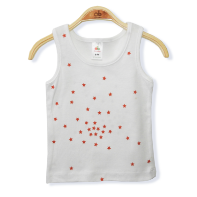 Vest "Stars" - Orange - ohbaby