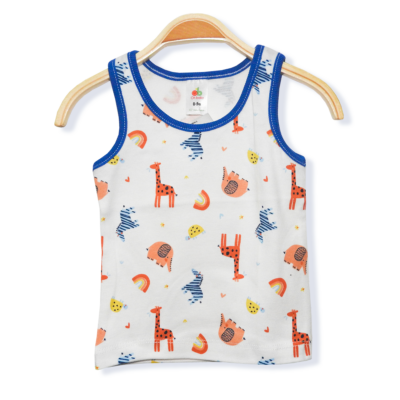 Vest "Animals" - White - ohbaby