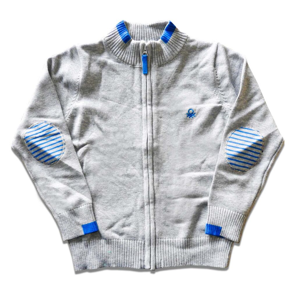 Sweater "Zipper"- Grey - ohbaby