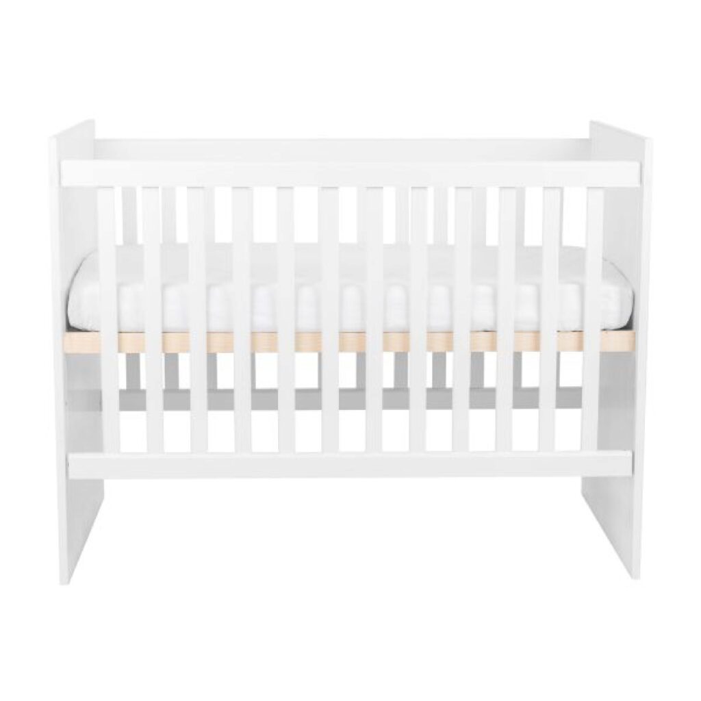 Wooden Cot “Ayla" – White - ohbaby
