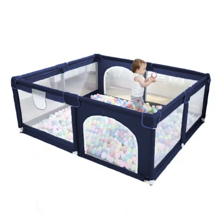 Baby Park - Navy (1.2m x 1.8m) - ohbaby